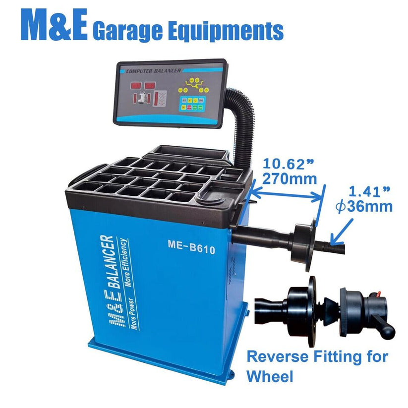 M&E 2.0HP Swing Arm Tire Changer Wheel Changer Machine Wheel Balancer ...